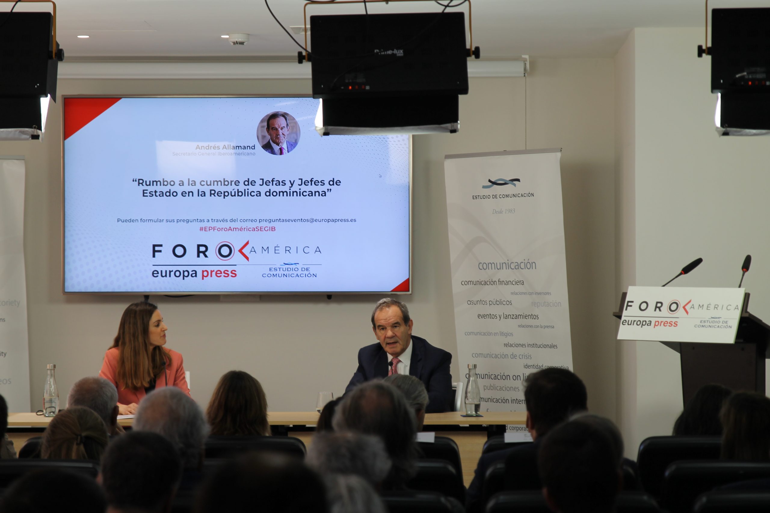 Foro América con Andrés Allamand, secretario general Iberoamericano ...